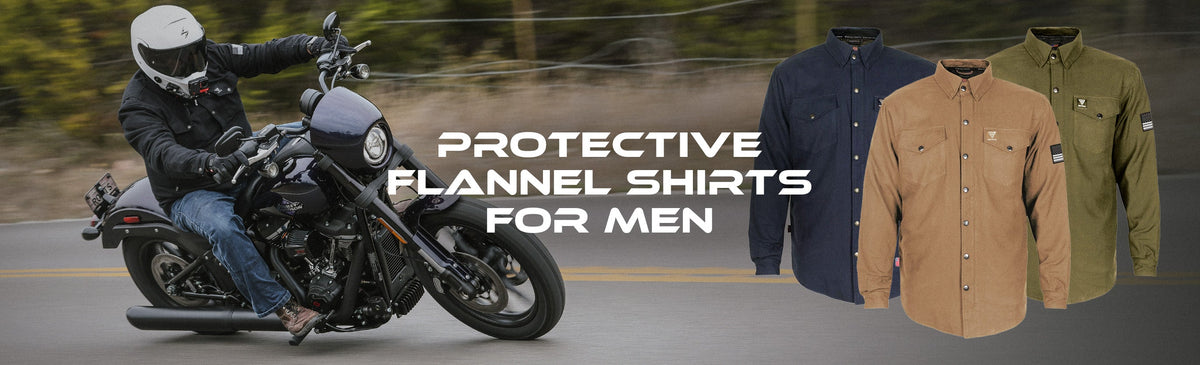 Protective Flannel Shirts for Men - Solid Colors – Beyond Riders