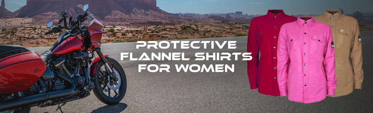 Protective Flannel Shirts for Women - Solid Colors – Beyond Riders