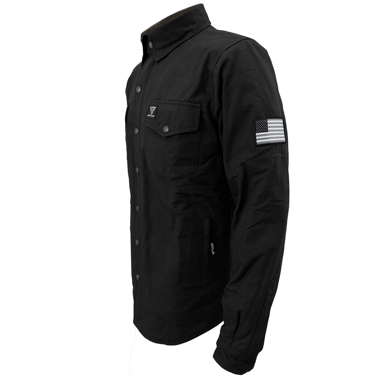 Protective Canvas Jacket for Men - Black with Pads – Beyond Riders