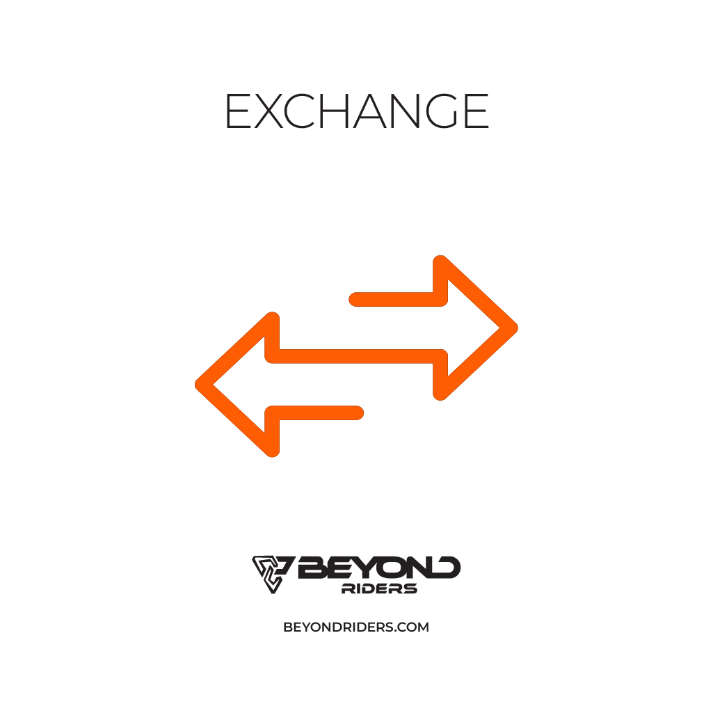 Payment for Exchange (if you need a different size) – Beyond Riders