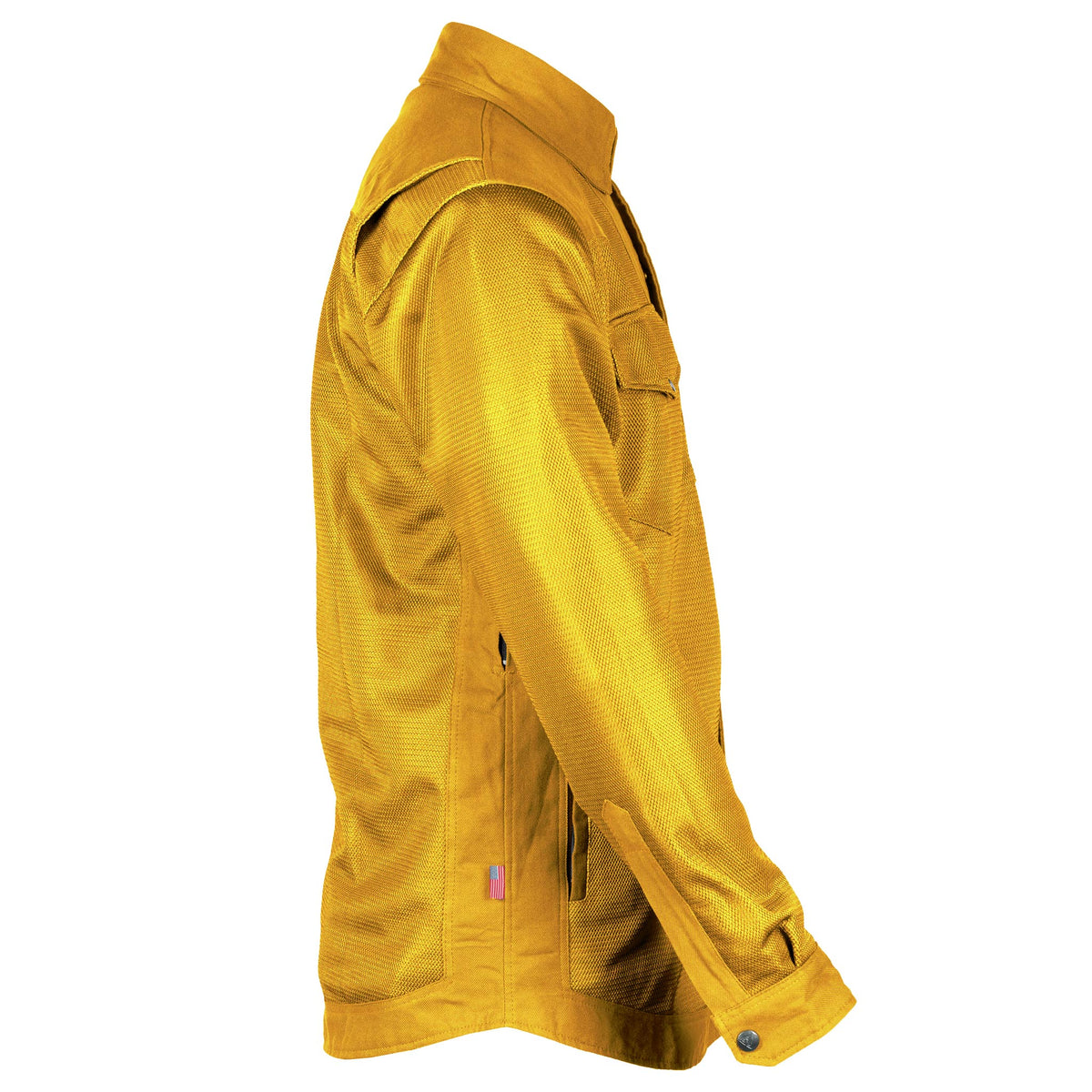 Protective Summer Mesh Shirt - Yellow Solid with Pads – Beyond Riders