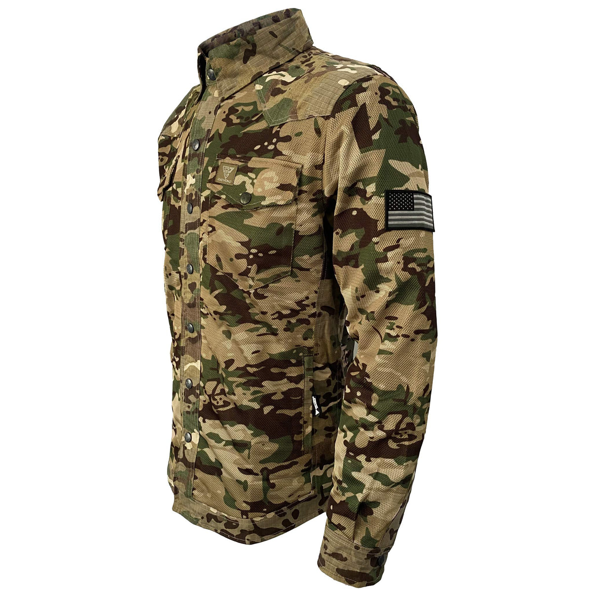 Summer Mesh Protective Shirt - Light Camouflage with Pads – Beyond Riders